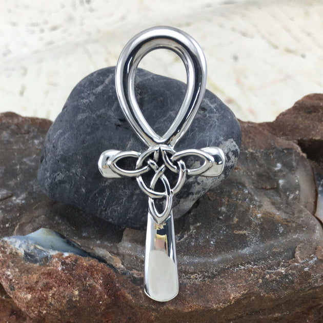 Celtic Ankh Sterling Silver Pendant TPD5664