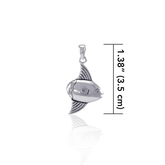 Behind the beauty hides the special you ~ Sunfish Sterling Silver Pend